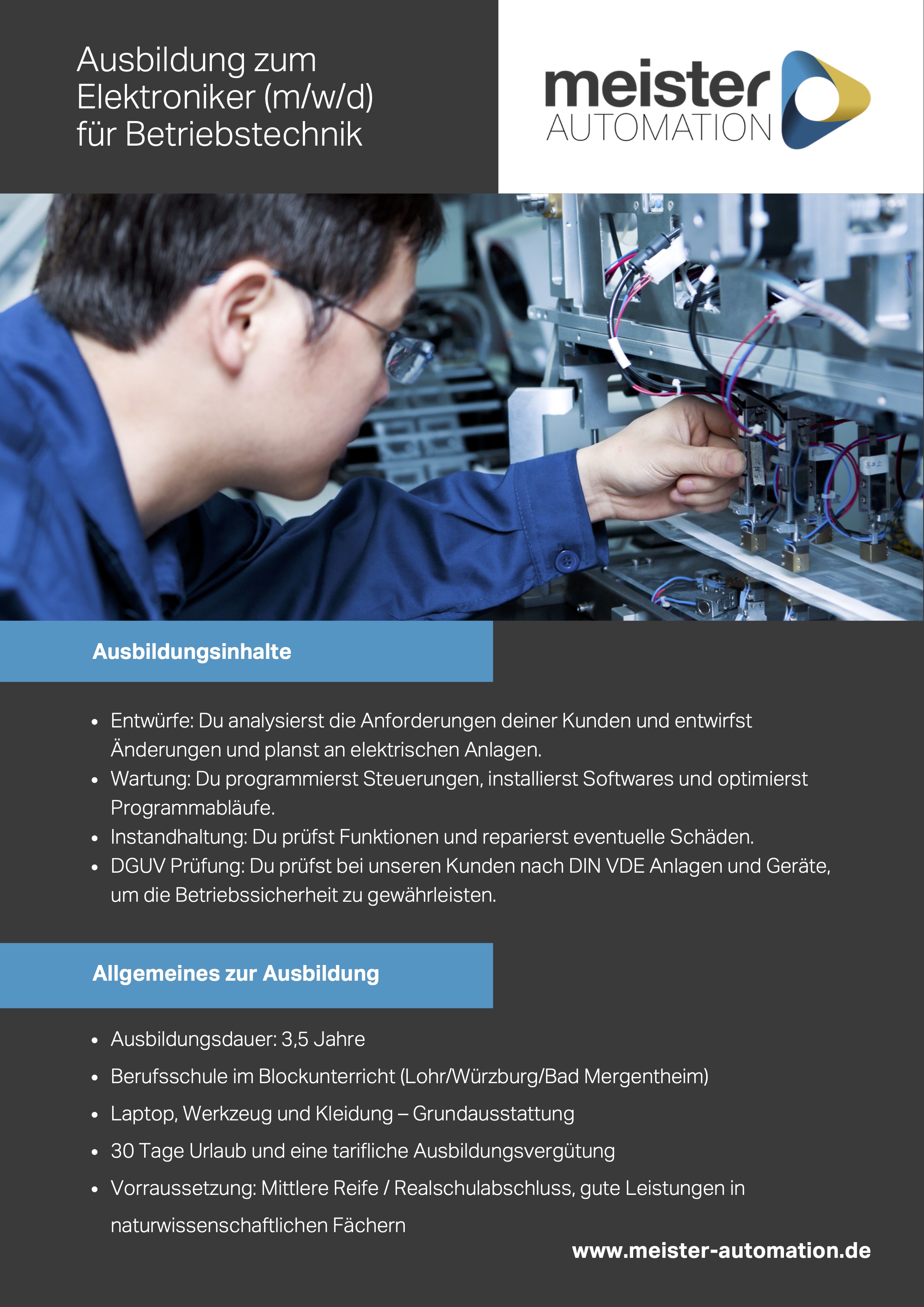 Jobs - Meister Automation GmbH in Wertheim